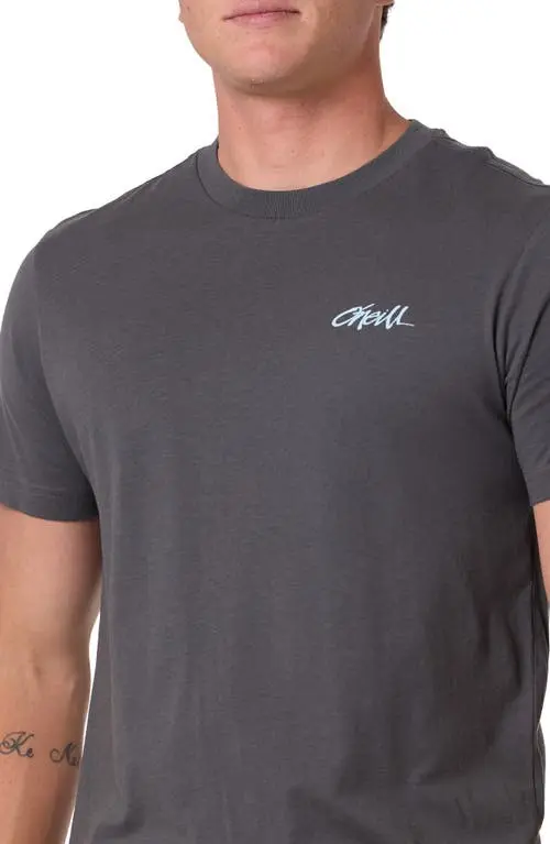 O'Neill Tropics Classic Cotton Graphic T-shirt - Dark Shadow