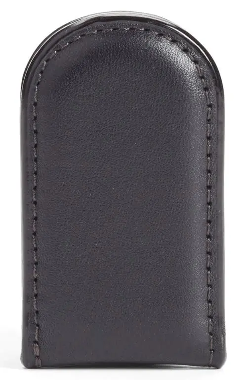 Bosca Nappa Vitello Magnetic Money Clip For