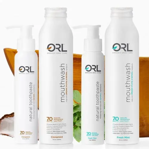 ORL LABS Natural Toothpaste & Mouthwash Duo Bundle