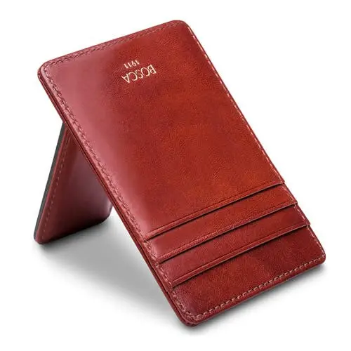 Bosca Old Leather Front Pocket Wallet