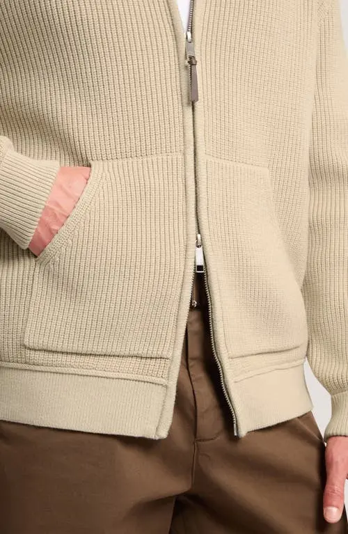 Ted Baker London Fontain Ribbed Bomber Cardigan
