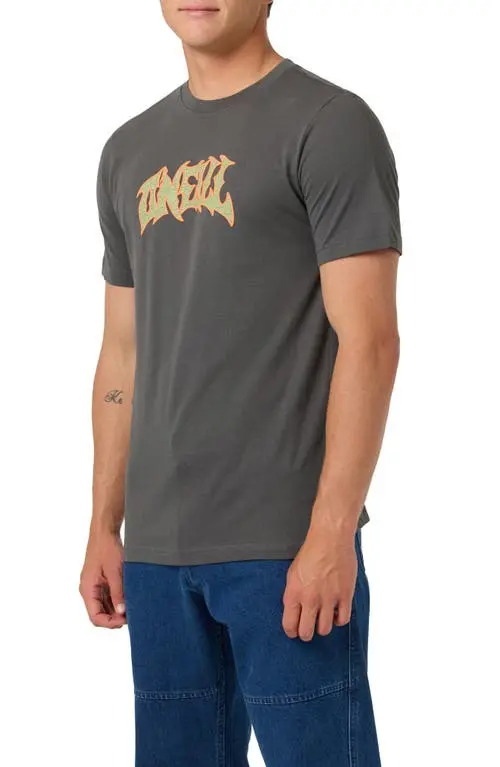 O'Neill Counselor Classic Cotton Graphic T-shirt - Dark Shadow