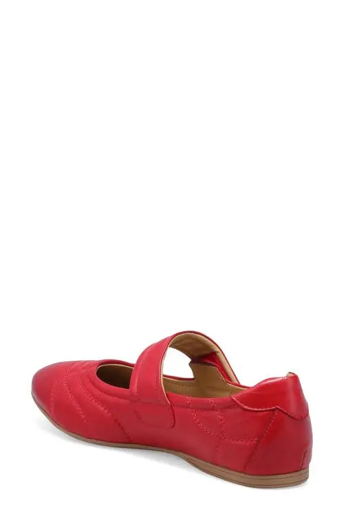 Miz Mooz Karin Leather Mary Jane Flat - Red