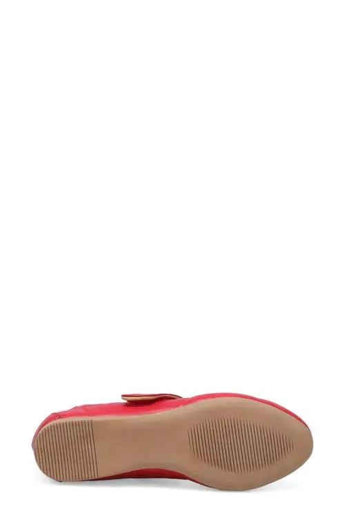 Miz Mooz Karin Leather Mary Jane Flat - Red