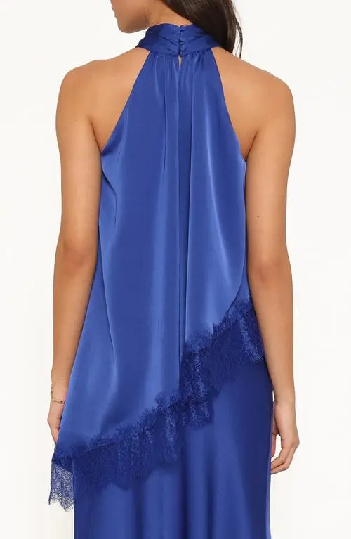 PETAL & PUP Zarni Lace Trim Halter Top