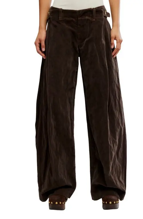 Free People Holding Onto This Velvet Pants