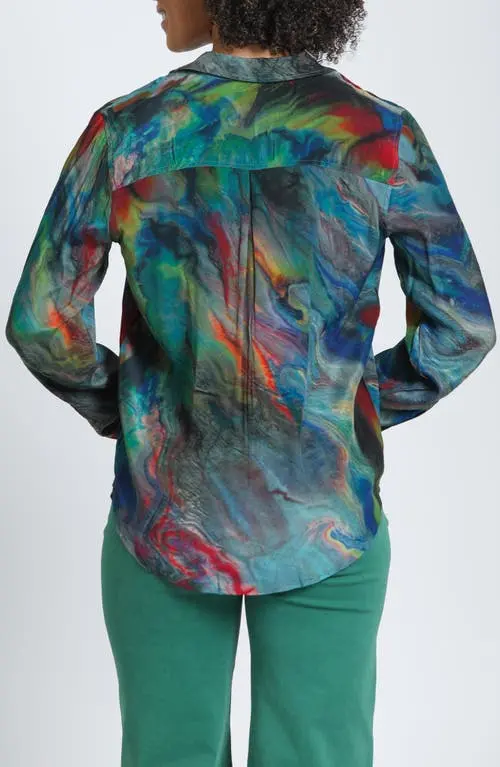APNY Roll Tab Sleeve Button-up Shirt