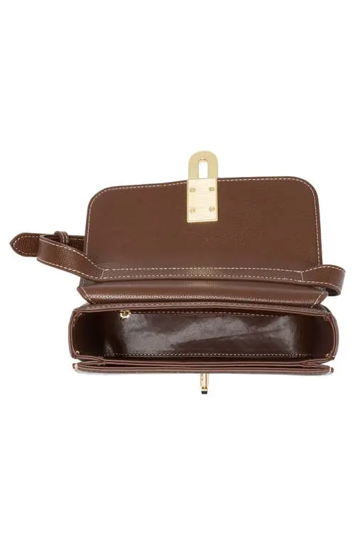 Jw Pei Evania Lock Pebbled Faux Leather Shoulder Bag