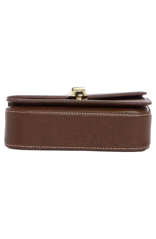 Jw Pei Evania Lock Pebbled Faux Leather Shoulder Bag