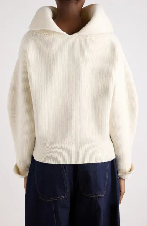 Givenchy Slashed Wool & Cashmere Blend Turtleneck Sweater