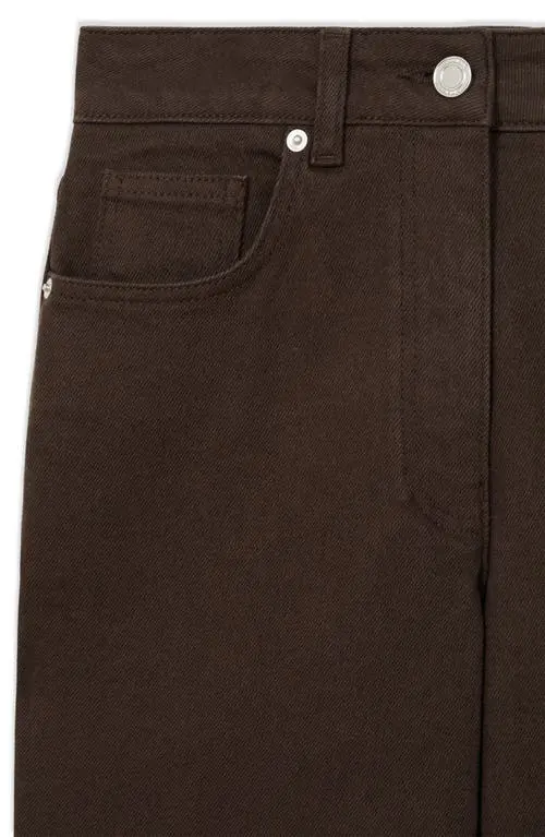 REISS Selin Mid Rise Straight Leg Jeans
