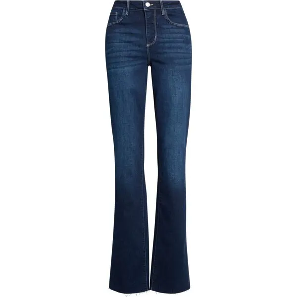 L'Agence Ruth High Waist Straight Leg Jeans