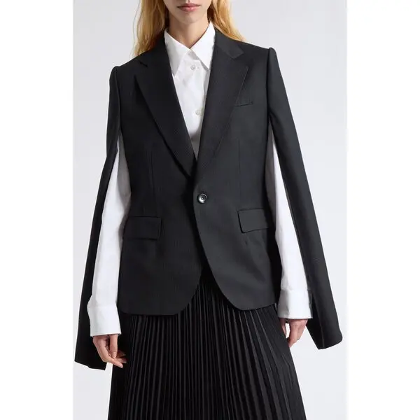Junya Watanabe Wool Cape Blazer