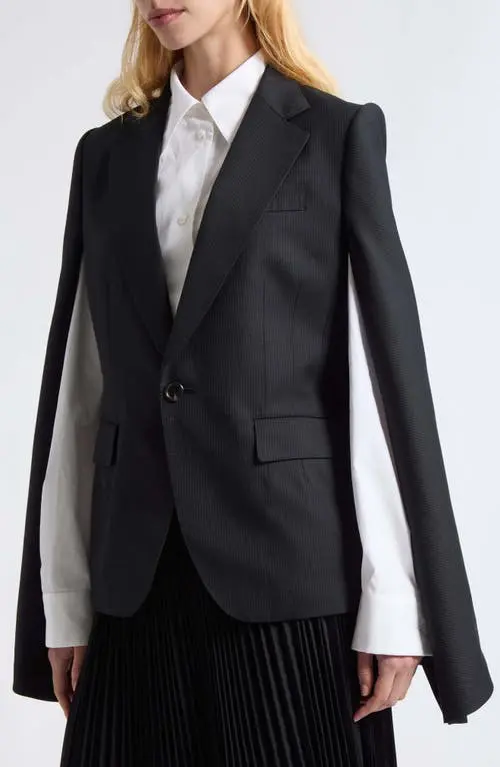 Junya Watanabe Wool Cape Blazer