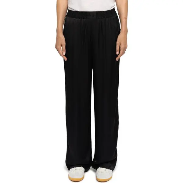 Zadig&Voltaire Pin Satin Wide Leg Pants