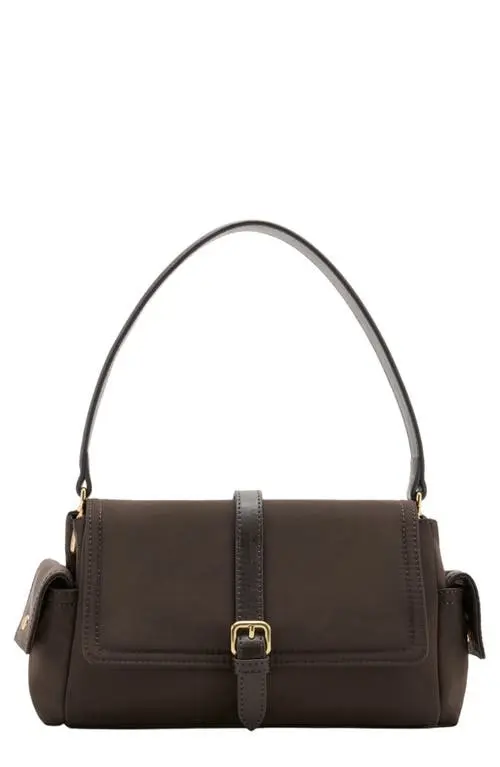 Mango Nuovo Shoulder Bag - Chocolate