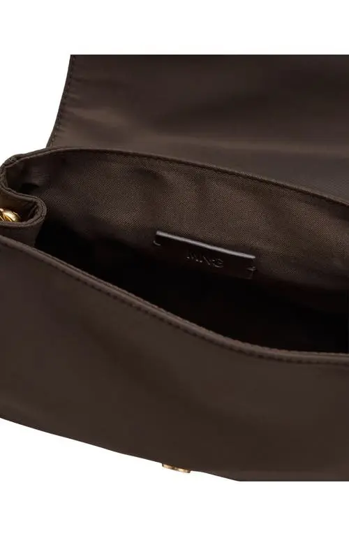 Mango Nuovo Shoulder Bag - Chocolate