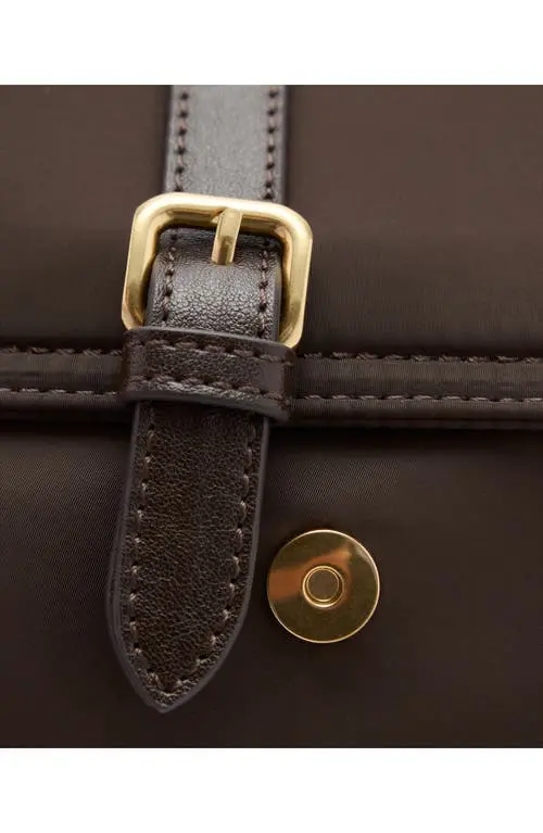 Mango Nuovo Shoulder Bag - Chocolate