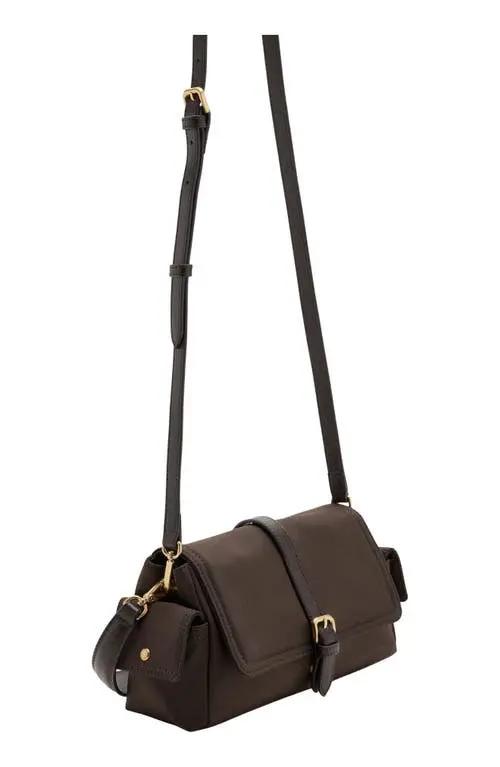 Mango Nuovo Shoulder Bag - Chocolate