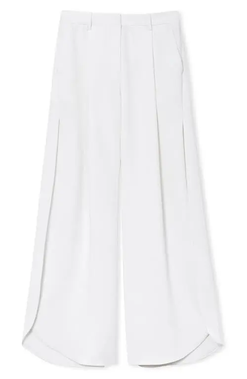 REISS Deena Side Split Wide Leg Trousers