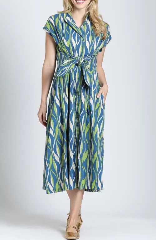 APNY Tie Front Midi Dress