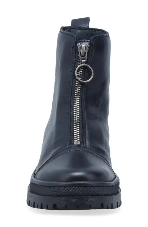 Miz Mooz Athena Leather Bootie - Black
