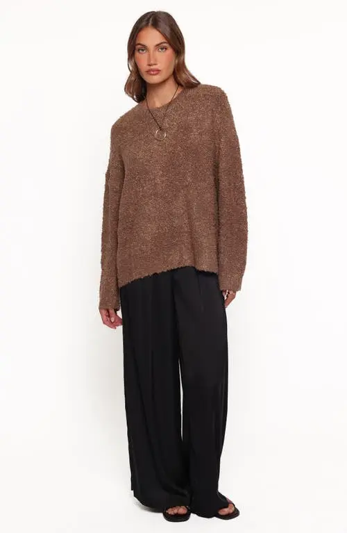 PETAL & PUP Freida Boucle Knit Sweater