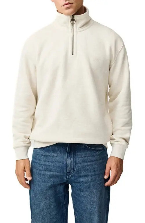 Rodd & Gunn Newfield Quarter Zip Pullover - Oat