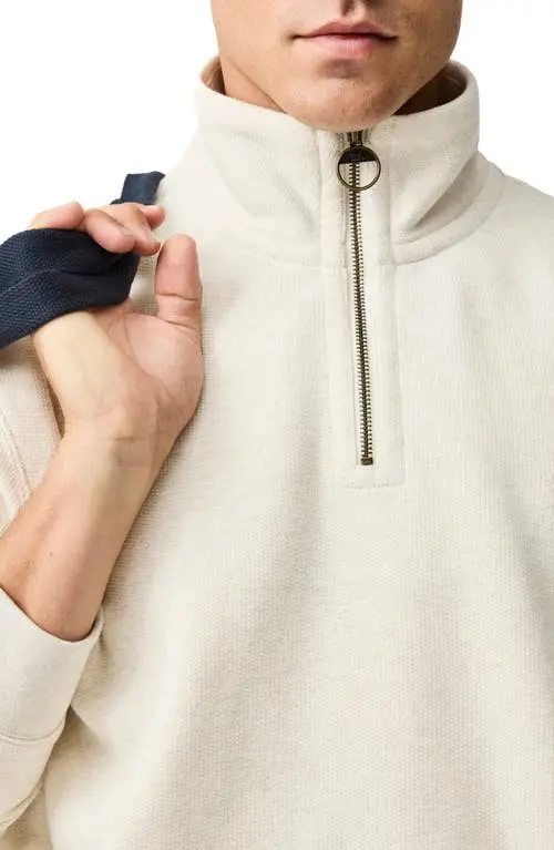 Rodd & Gunn Newfield Quarter Zip Pullover - Oat