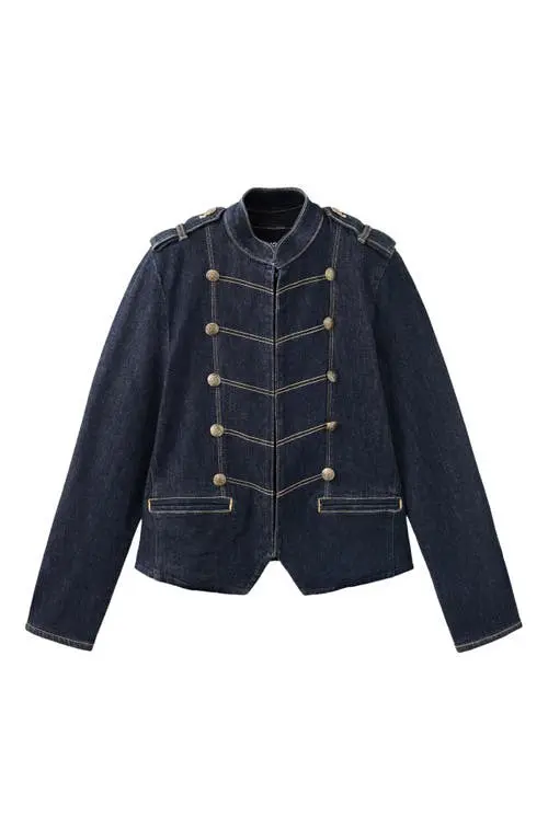 Mango Candela Frog Fastening Denim Jacket