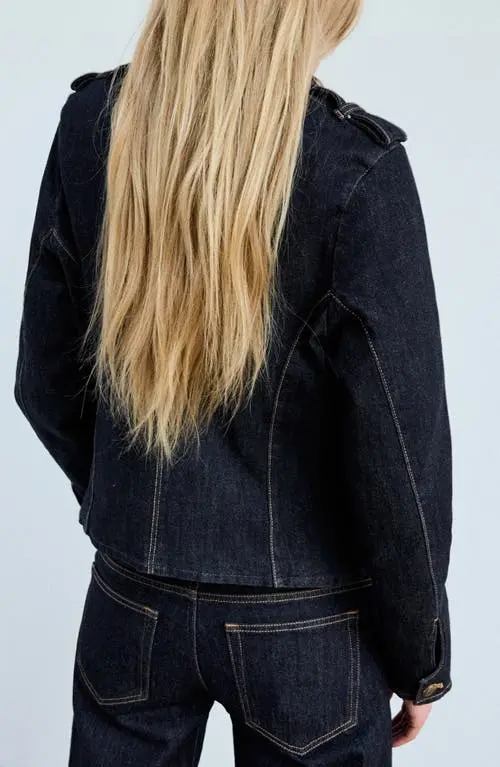 Mango Candela Frog Fastening Denim Jacket