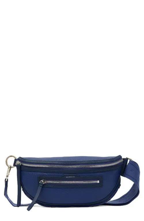 HAMMITT Charles Medium Leather Belt Bag - Power Lunch/silver