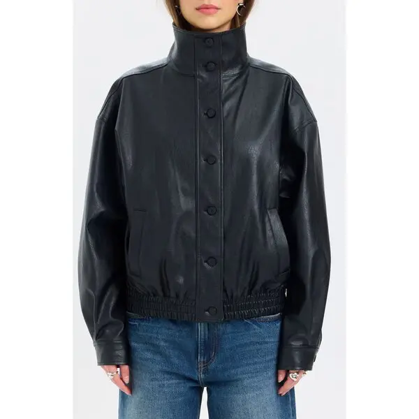 DAZE Phantom Faux Leather Jacket