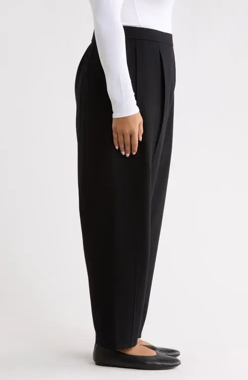 Eileen Fisher Pleated Ankle Lantern Pants