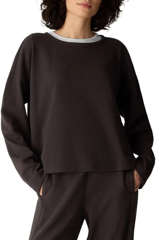 Eileen Fisher Organic Cotton & Tencel Lyocell Box Top