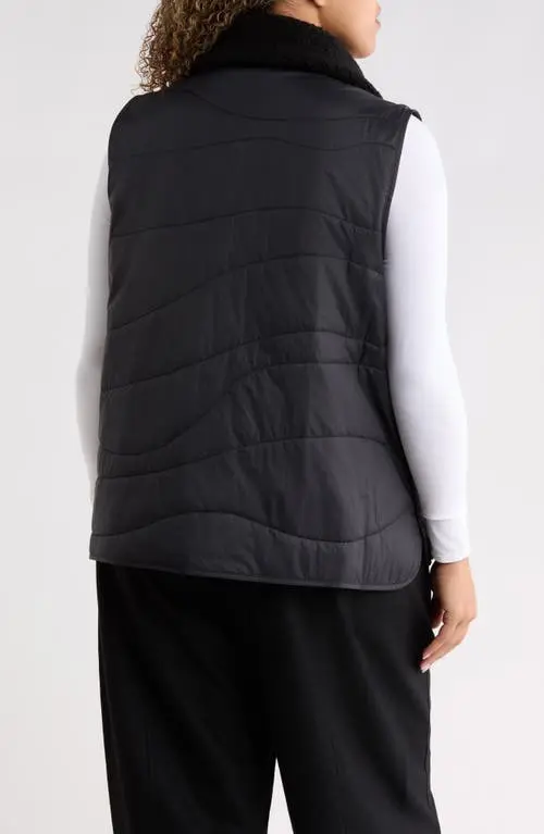 Eileen Fisher Quilted Recycled Nylon Vest