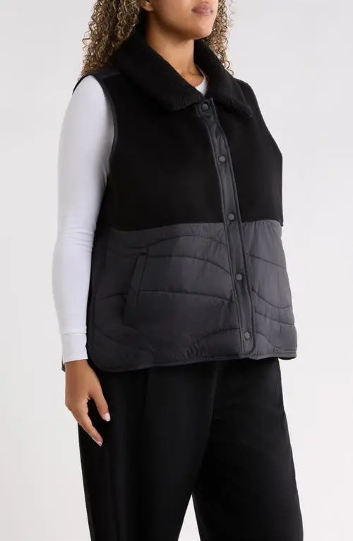 Eileen Fisher Quilted Recycled Nylon Vest