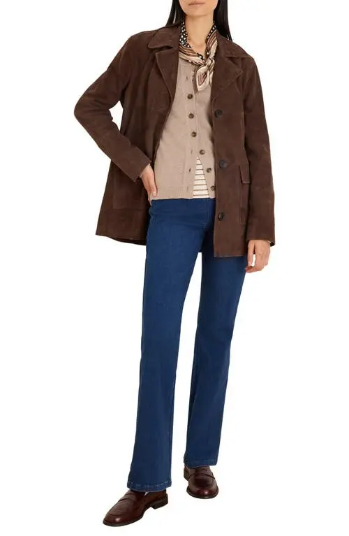 NIC+ZOE Mod Suede Coat