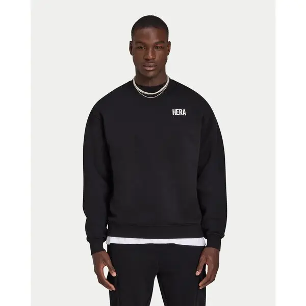 HERA Staple Relaxed Fit Crew Neck Sweatshirt