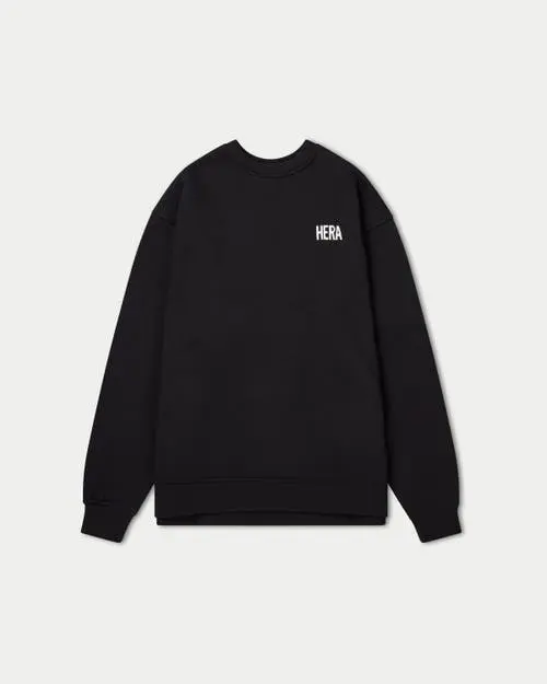 HERA Staple Relaxed Fit Crew Neck Sweatshirt