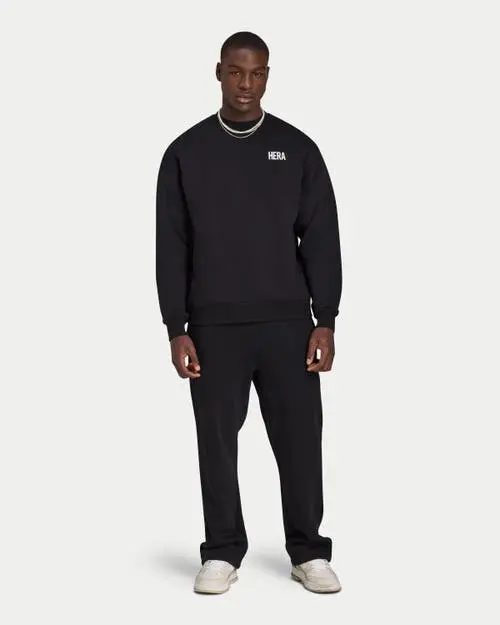 HERA Staple Relaxed Fit Crew Neck Sweatshirt