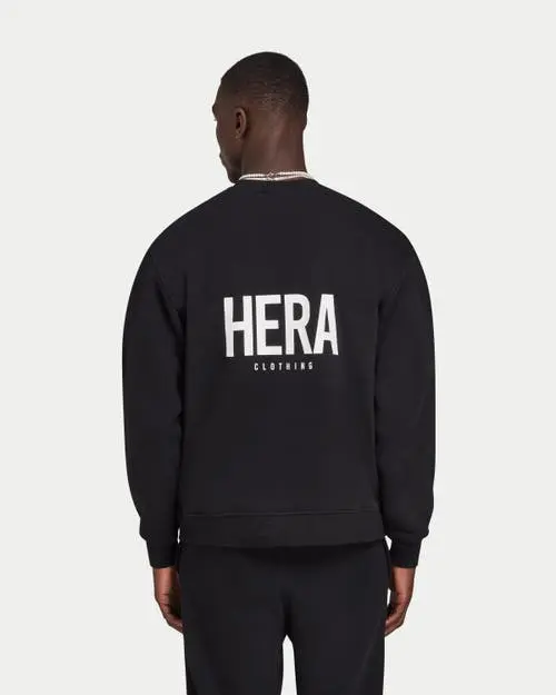 HERA Staple Relaxed Fit Crew Neck Sweatshirt