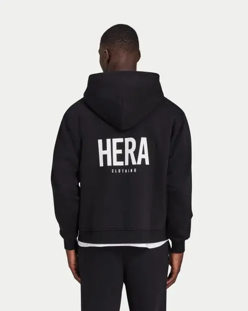 HERA Staple Relaxed Fit Zip Up Hoodie