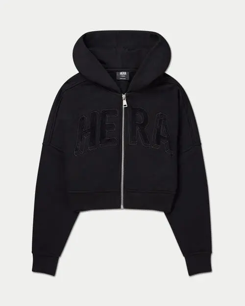 HERA 365 Long Sleeve Cropped Zip Hoodie