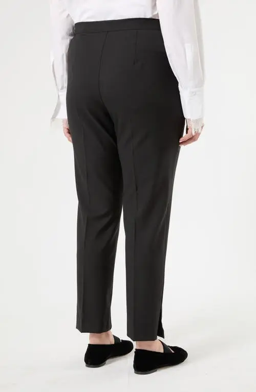 Marina Rinaldi Fascino Virgin Wool Tapered Trousers