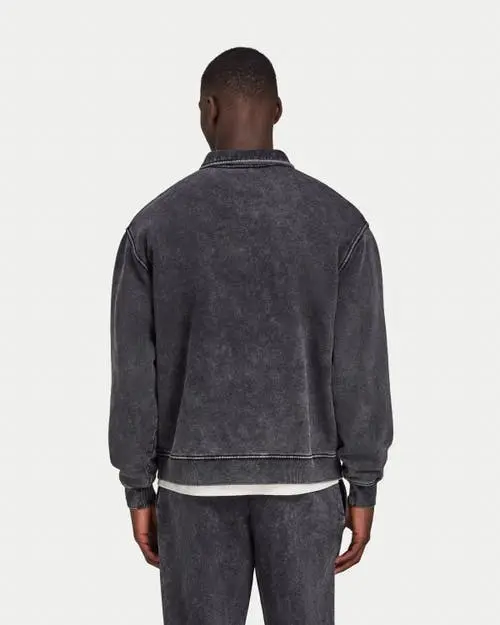 HERA Faded Long Sleeve 1/4 Zip Sweatshirt