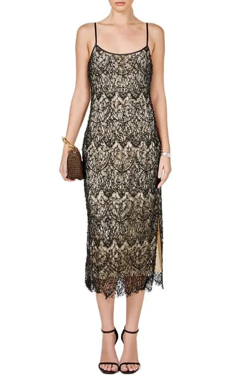 Endless Rose Beaded Sleeveless Midi Dress