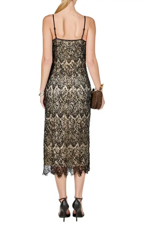 Endless Rose Beaded Sleeveless Midi Dress