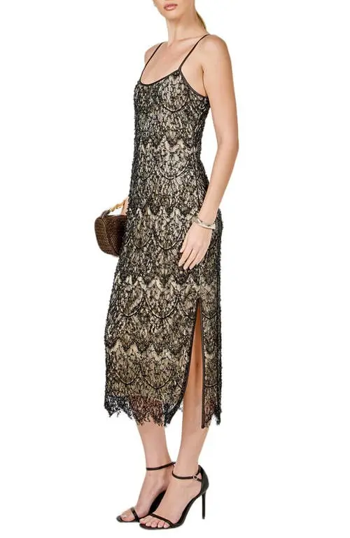 Endless Rose Beaded Sleeveless Midi Dress
