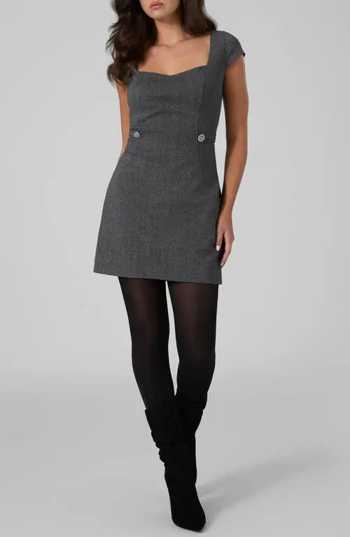 Guess Bertha Sweetheart Neck Minidress